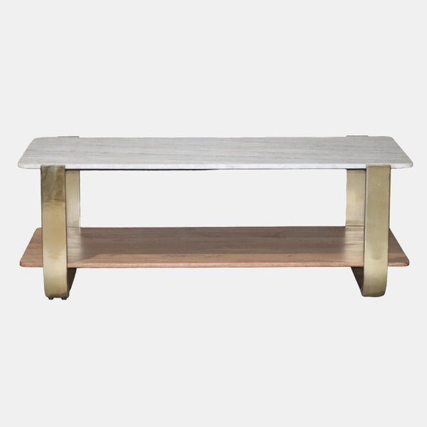 Marble Top Rectangle Coffee Table