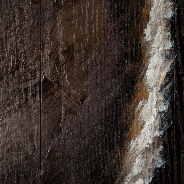 Equus Diptych – Elm & Iron