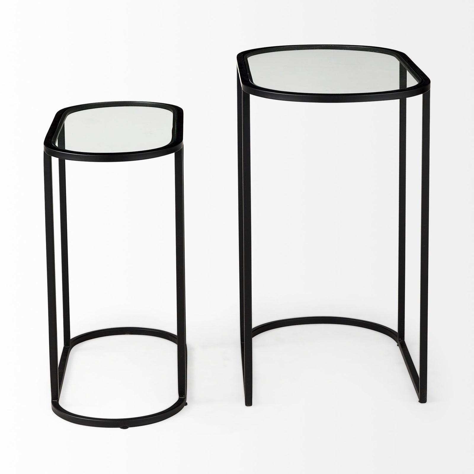 Celine Black Nesting Accent Tables