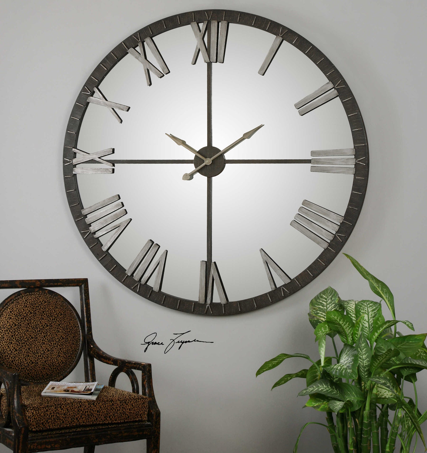 Amelie Mirrored Clock