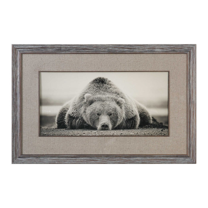 Deep Sleep Bear Framed Art