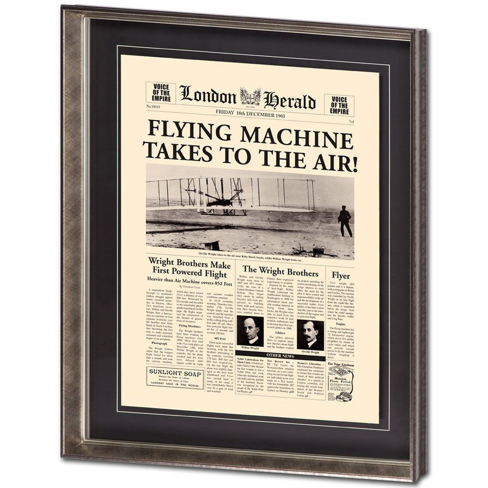 First Flight News Headliner Art