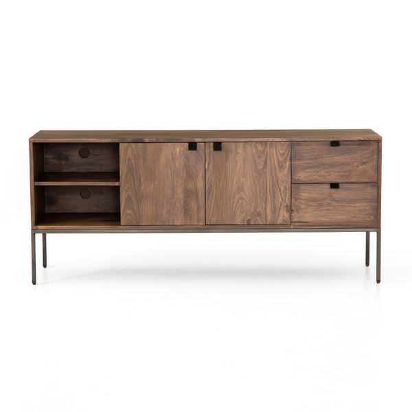 Thomas Media Console – Elm & Iron
